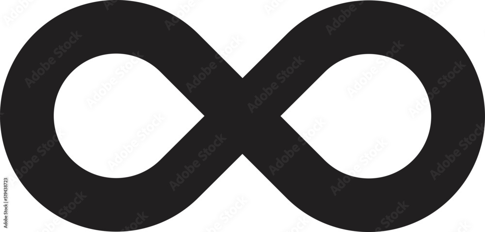 Infinity icon vector. Infinity sign in logo symbol Stock Vector | Adobe ...