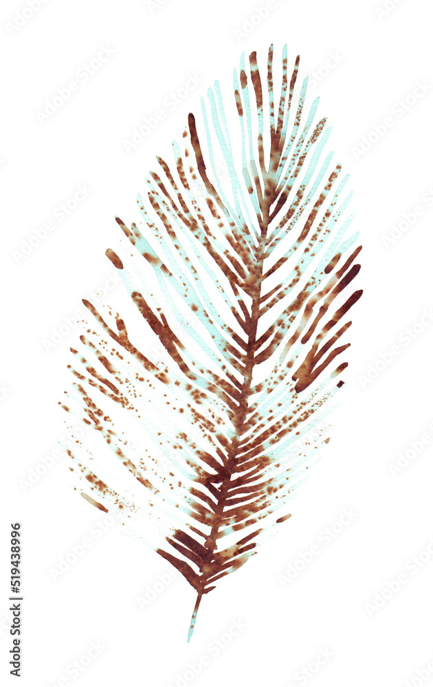 Watercolor plant. Botanical clip art for design or print Stock ...