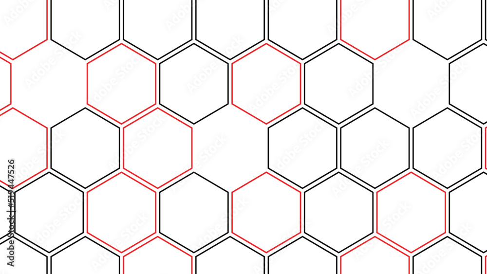 Hexagons pattern Vector banner. hexagons elements. Genetic research ...