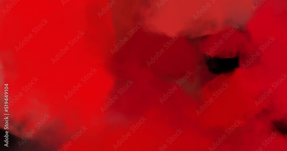 red clouds, Landscape red clouds 4K, motion graphics, black background ...