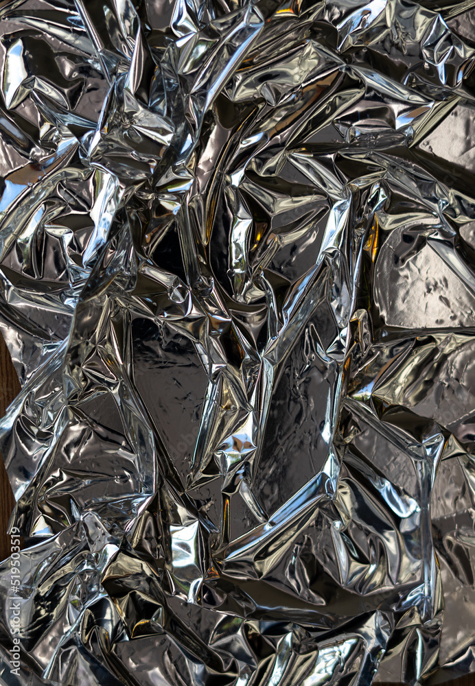 Blank glued aluminum foil texture for background and wallpaper ...
