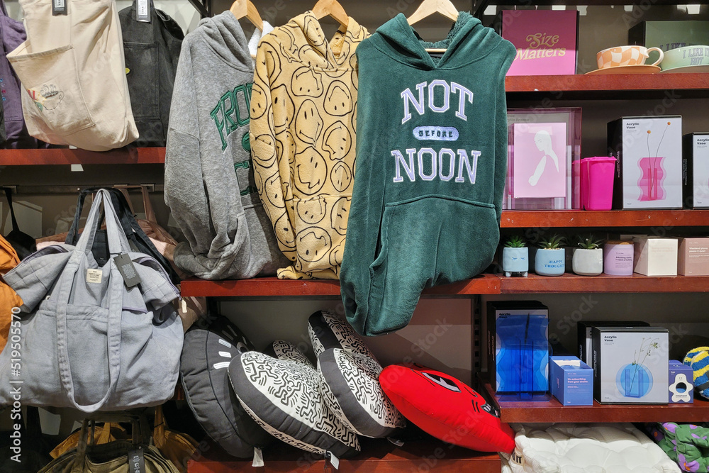 PENANG, MALAYSIA - 26 MAY 2022: Interior view of Typo store in Penang ...