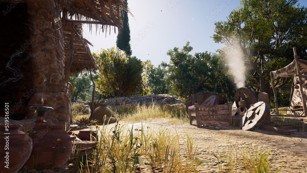 Ancient Greek landscape. Exploration of the environment in a coastal ...