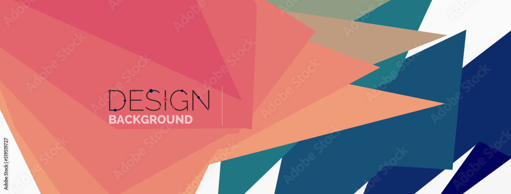 Background, creative geometric shapes composition with gradient effect ...