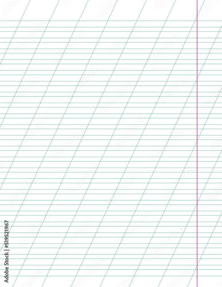 Graph paper. Printable lined grid paper with color horisontal, diagonal ...