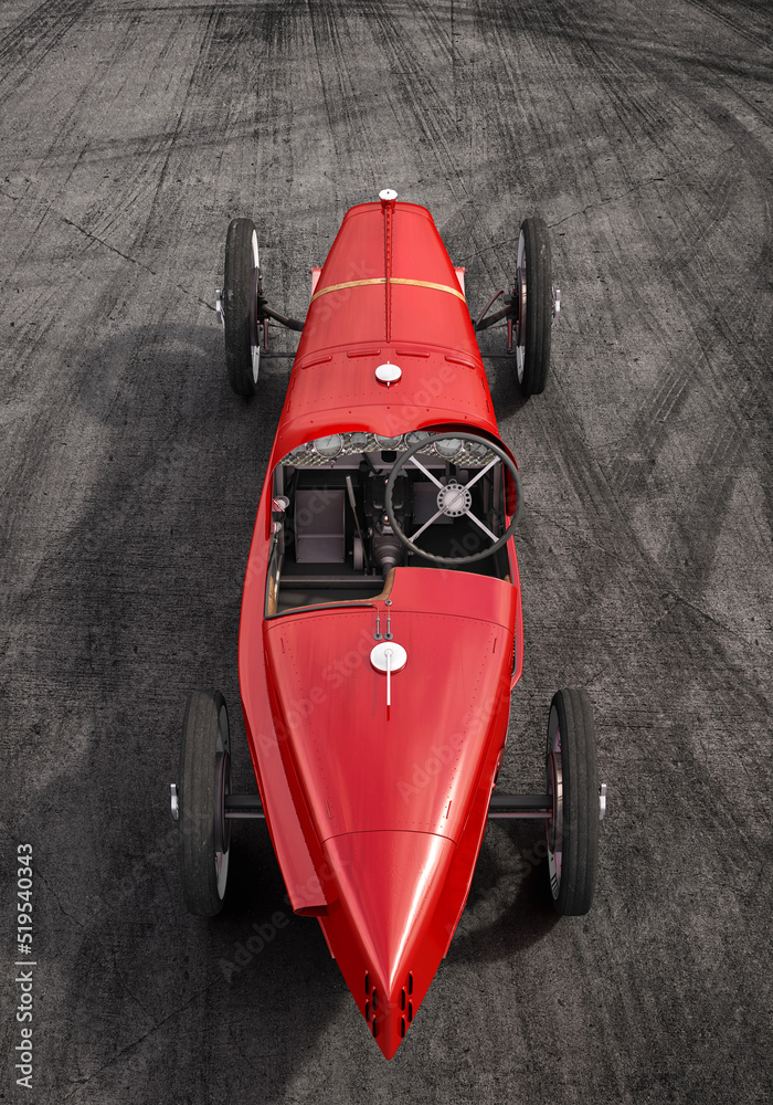 worlds first turbocharged race car fiat 805 405 gt Stock Illustration ...