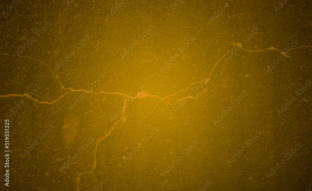 Fondo tierra con grietas en degradado radial mostaza oscuro. Pared o ...
