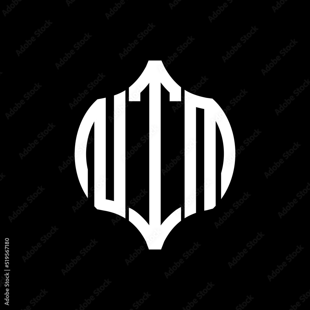 NTM letter logo. NTM best black background vector image. NTM Monogram ...