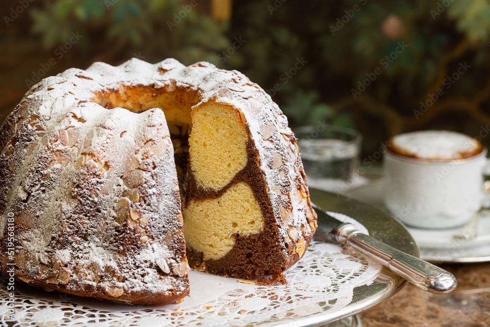 Classic ring cake Stock Photo | Adobe Stock