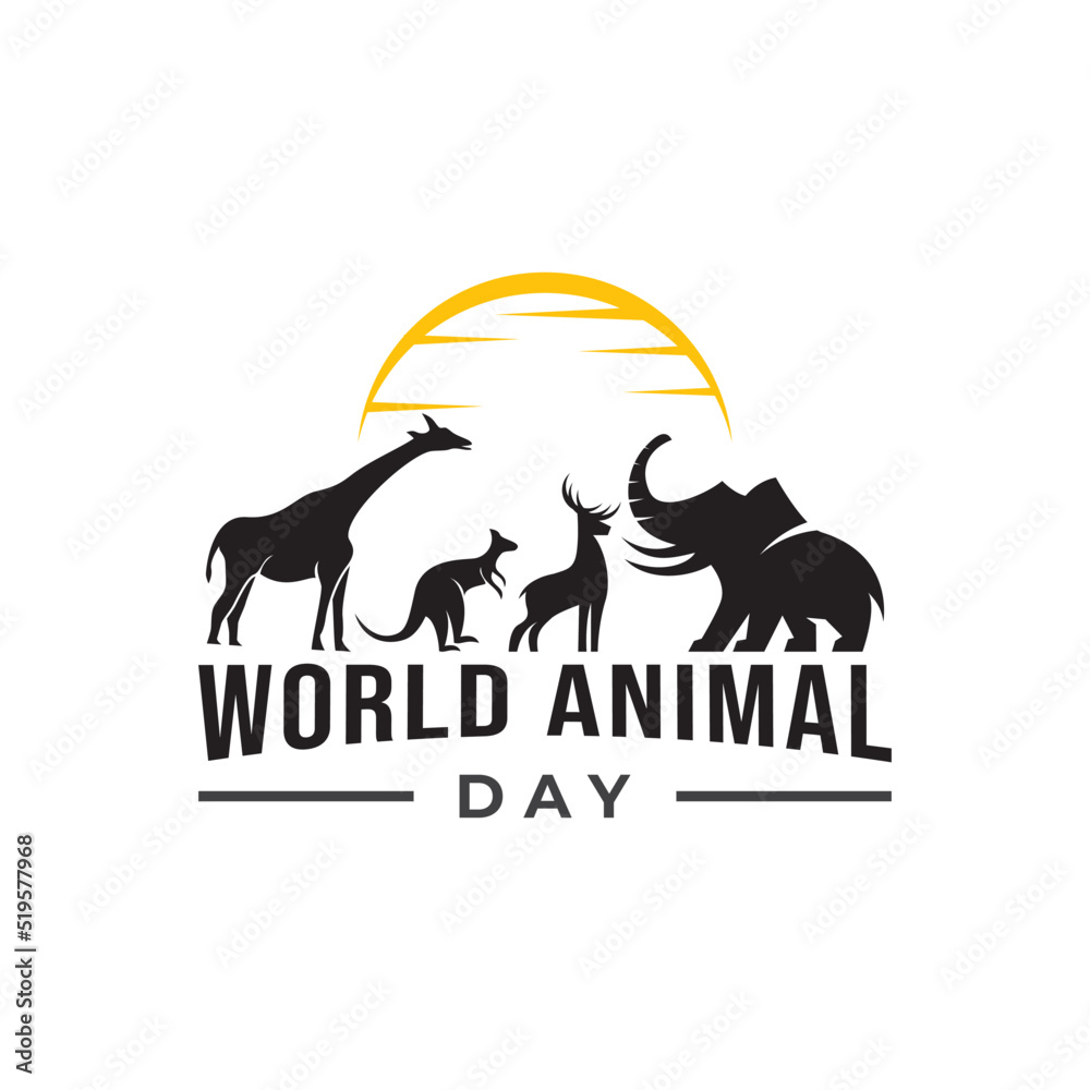 Animal Conservation Logo design. Wildlife Safari Logo design ...