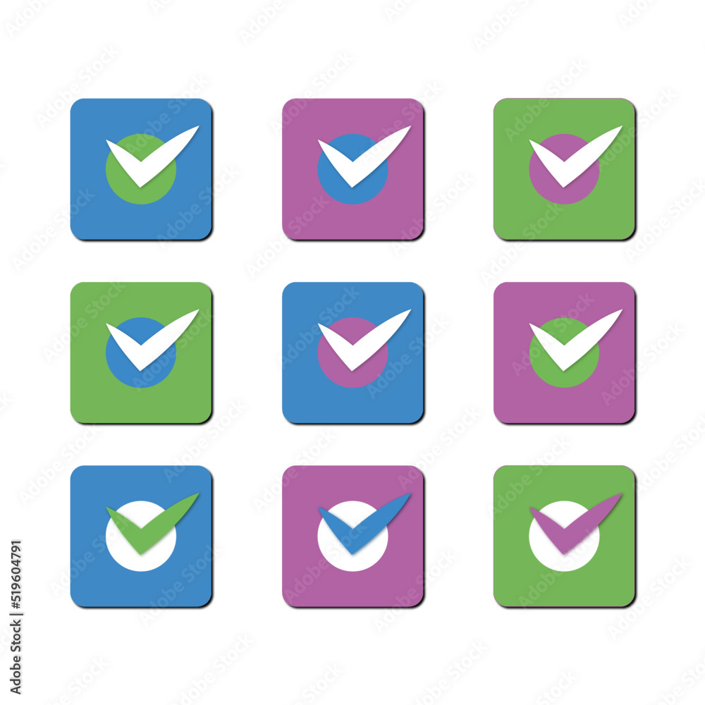 Check list icona Stock Vector | Adobe Stock