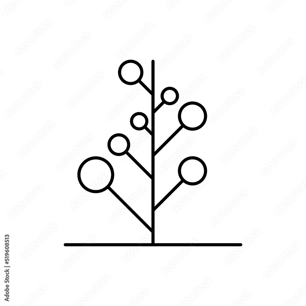 tree diagram decision tree icon. vector illustration isolated on white ...