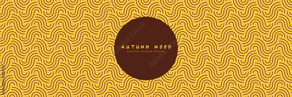 Seamless asian background pattern. Autumn oriental premium design ...