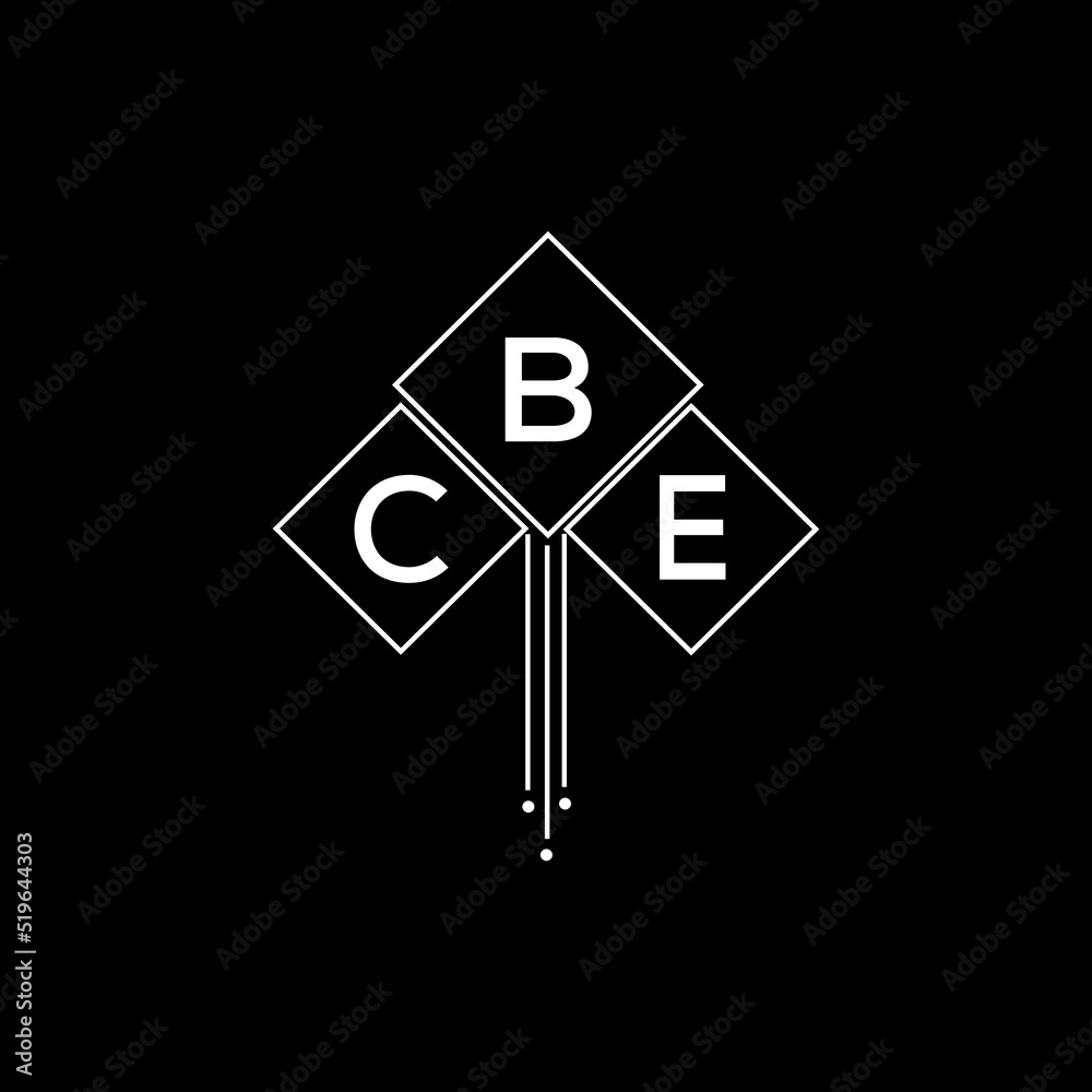 CBE letter logo design with white background in illustrator, CBE vector ...