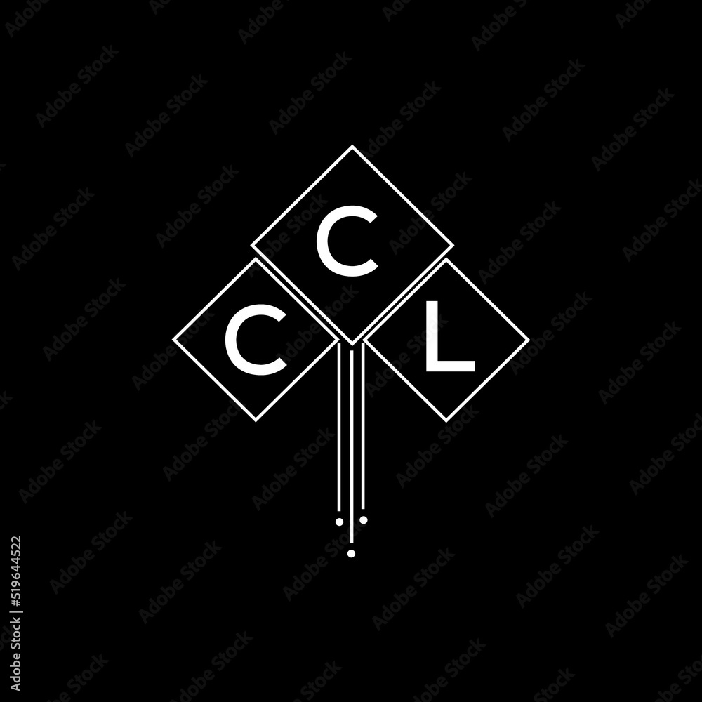 CCL letter logo design with white background in illustrator, CCL vector ...