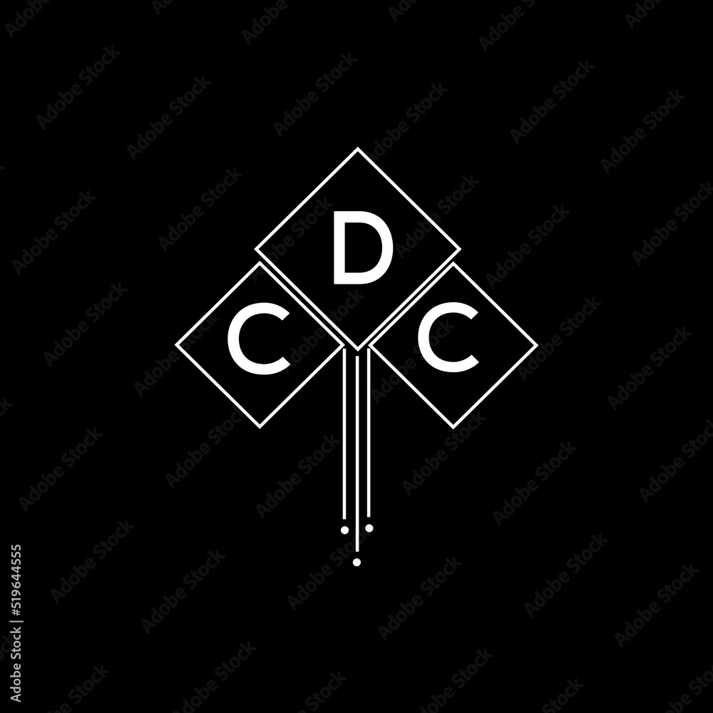 CDC letter logo design with white background in illustrator, CDC vector ...