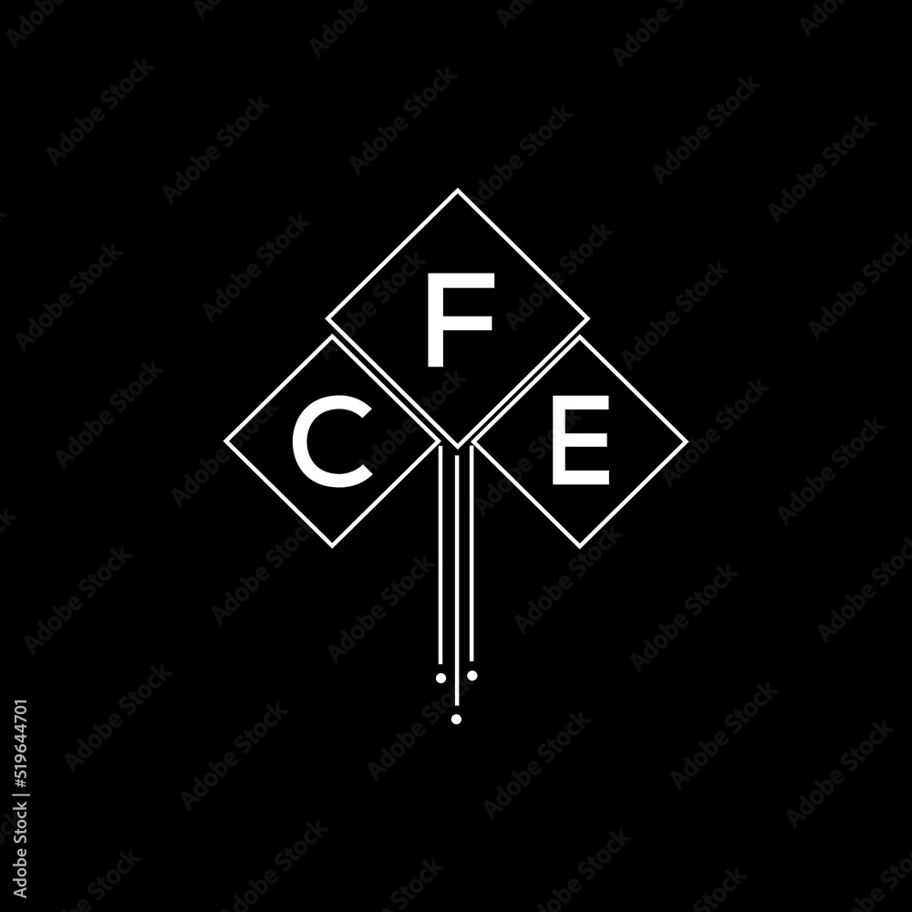CFE letter logo design with white background in illustrator, CFE vector ...