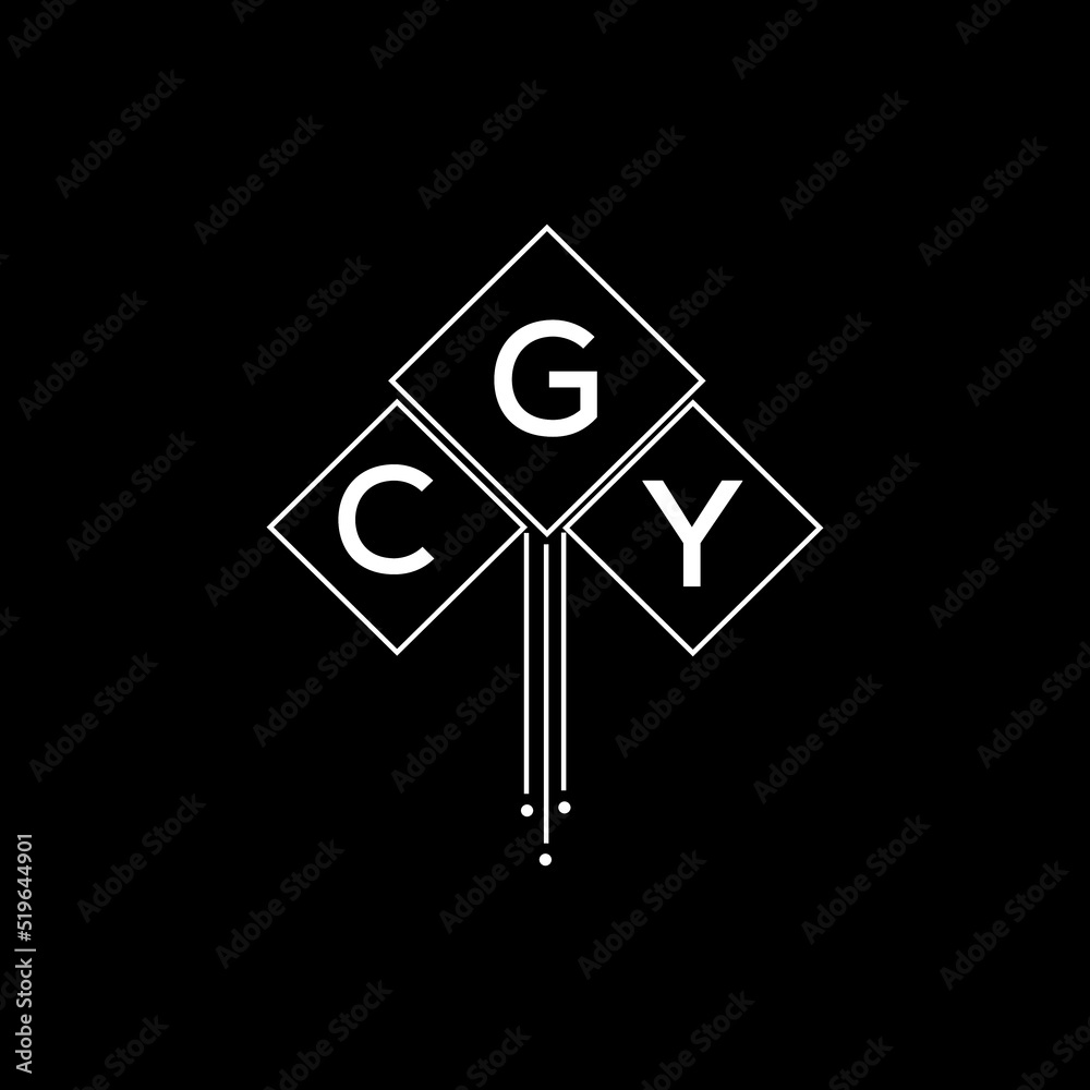 CGY letter logo design with white background in illustrator, CGY vector ...