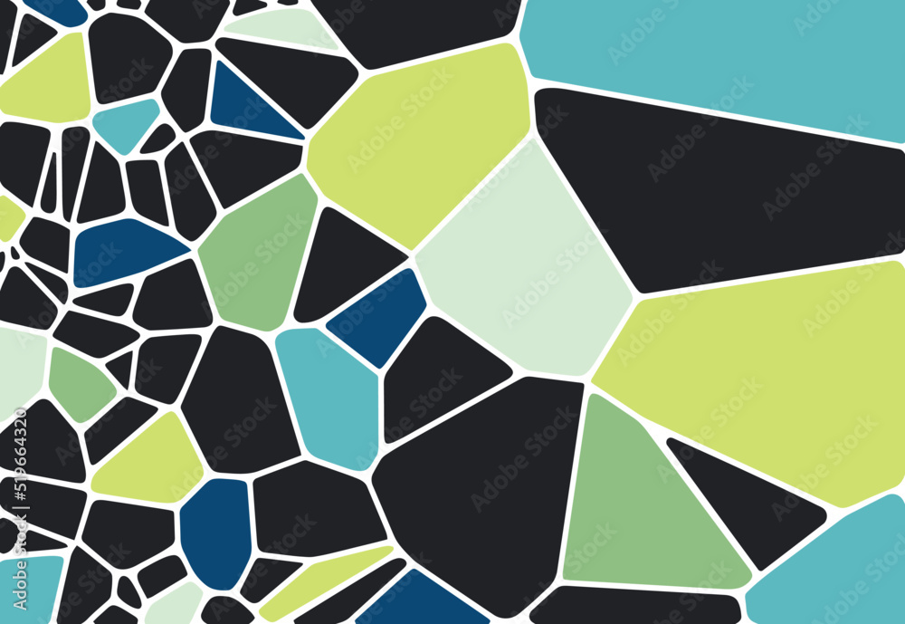 Voronoi colorful diagram geometrical tile texture, background, stone ...