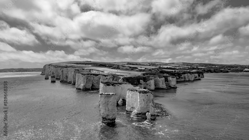 Old Harry Rocks are three chalk formations, including a stack and a ...