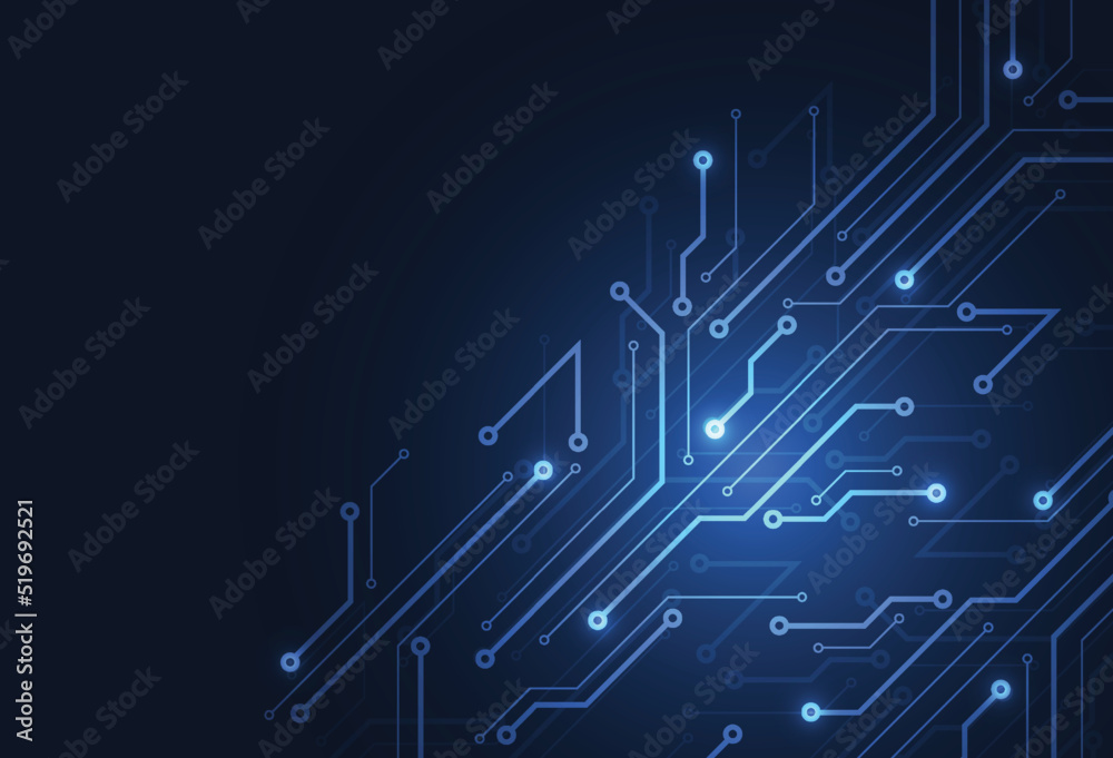 Abstract digital background with technology circuit board texture ...