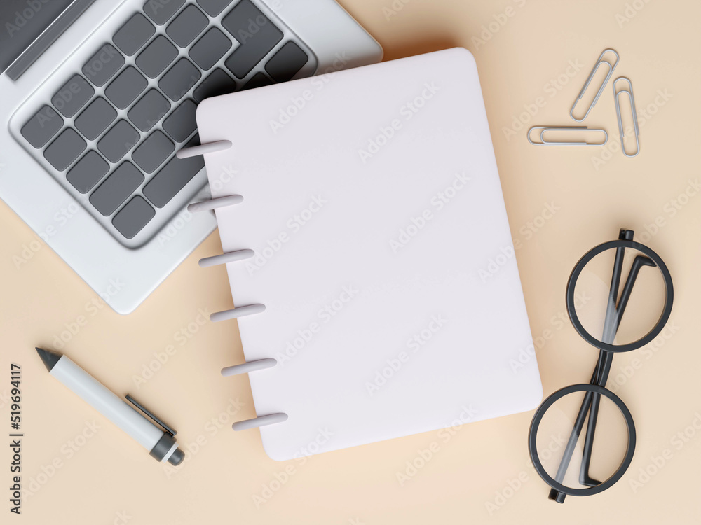 E-learning or online education concept. online course on laptop ...