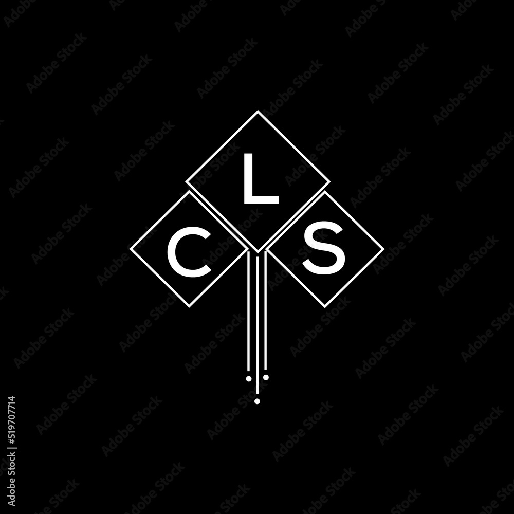 CLS letter logo design with white background in illustrator, CLS vector ...