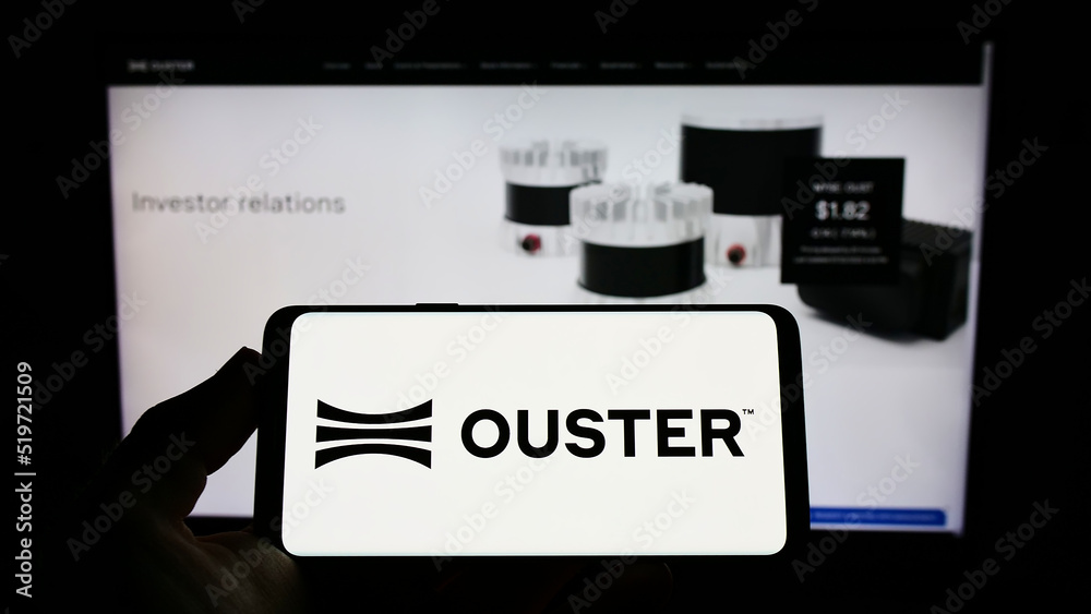 Stuttgart, Germany - 07-24-2022: Person holding mobile phone with logo ...