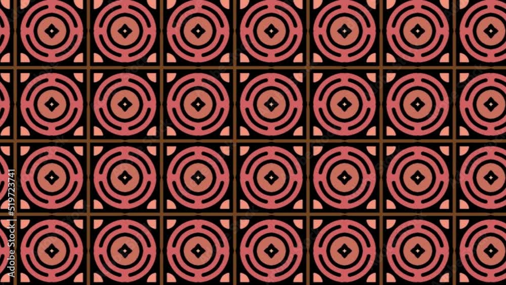 Seamless pattern background illustration scrolling slide animation in ...