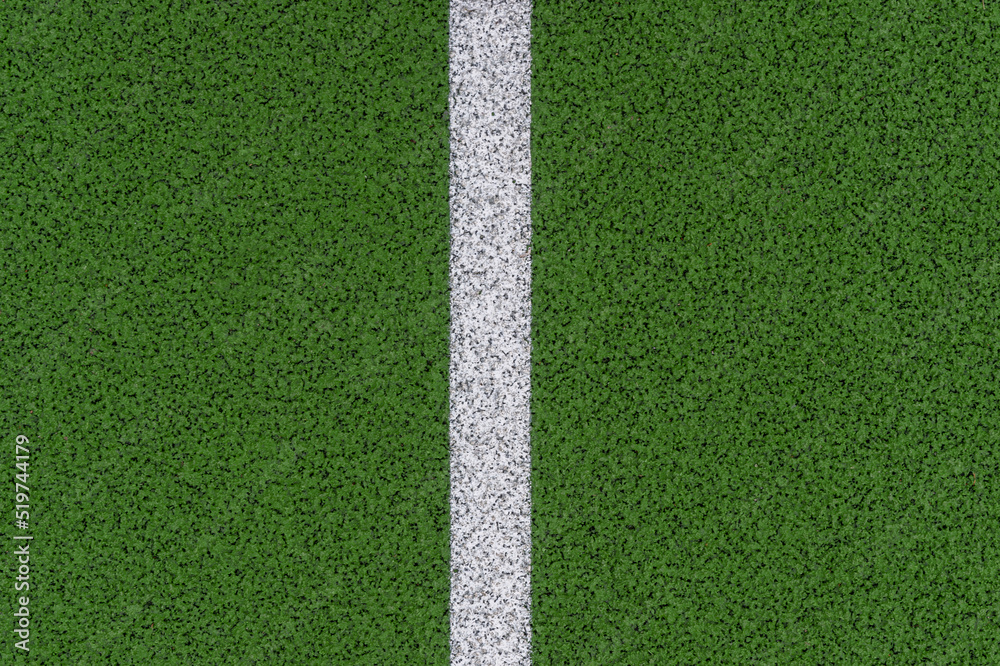 Track and field lanes. Running lanes at a track and field athletic ...