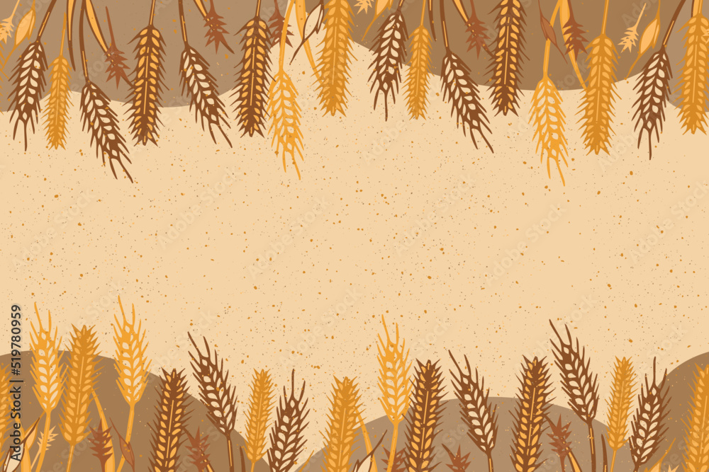 Vector illustration of the concept of hunger. The problem of hunger ...