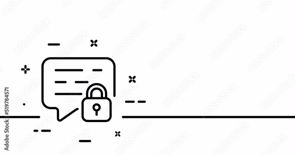 Message with lock. Lock, password, security, mail, hacker, antivirus ...