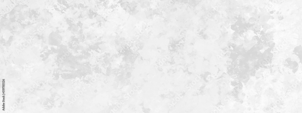 Silver ink and watercolor textures on white paper background. Paint ...