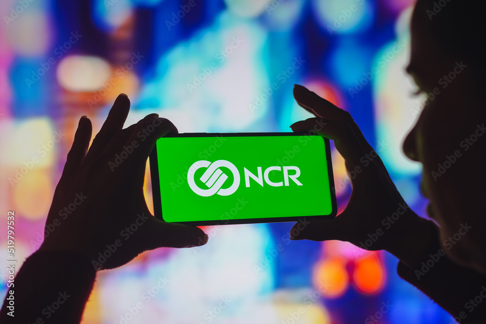 July 28, 2022, Brazil. In this photo illustration, the NCR Corporation ...