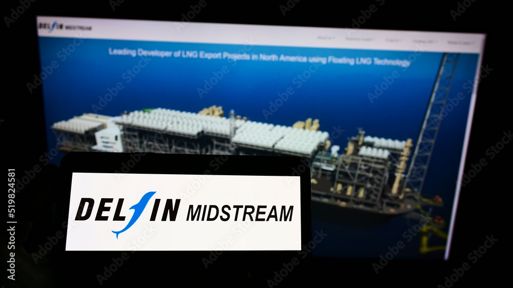 Stuttgart, Germany - 01-08-2022: Person holding smartphone with logo of ...