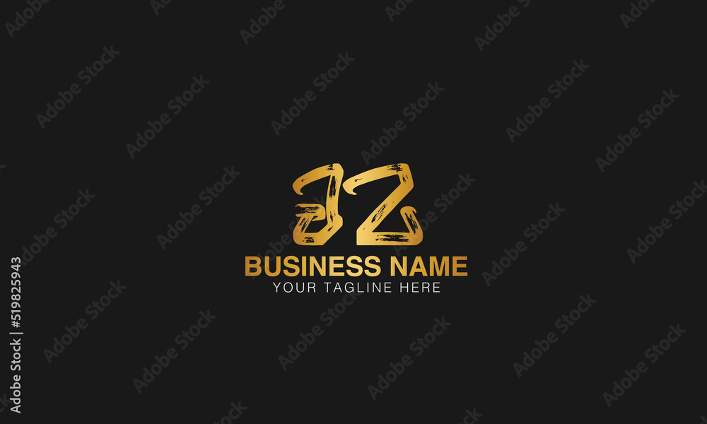 JZ initial logo | initial based abstract modern minimal creative logo ...