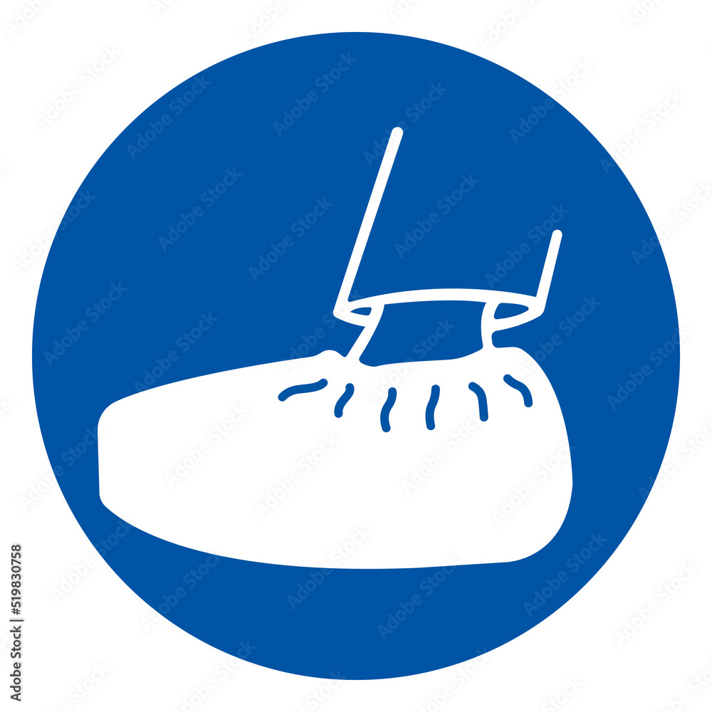 Shoe Covers Symbol Sign ,Vector Illustration, Isolate On White ...