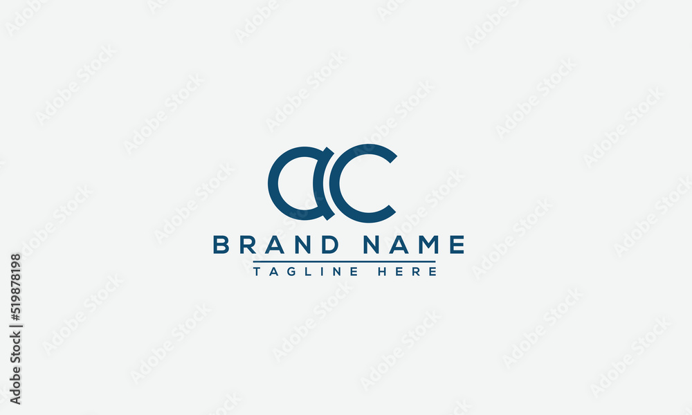 Logo design letter AC . Elegant modern. Vector template. Stock Vector ...
