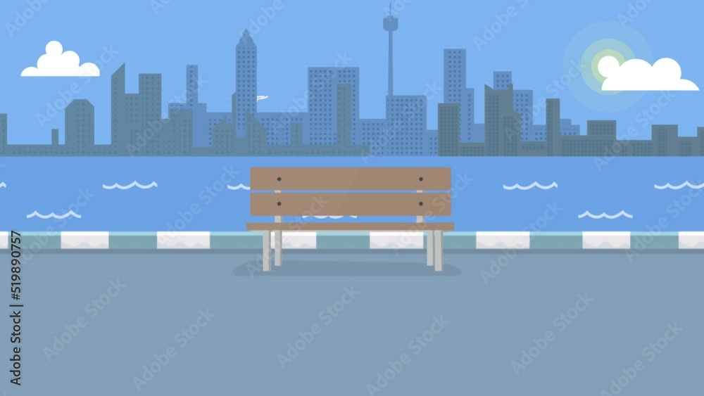 Flat Cartoon Background Footage. This 90 Flat Cartoon Background motion ...