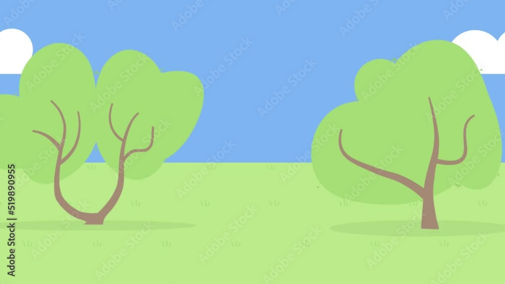 Flat Cartoon Background Footage. This 90 Flat Cartoon Background motion ...