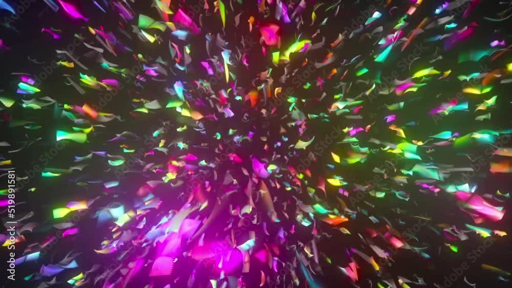 Colorful Confetti Backgrounds Loop. This Colourful Confetti Backgrounds ...