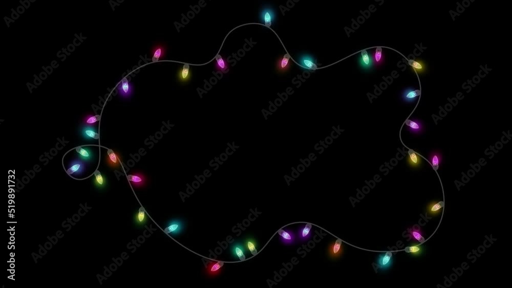 Fairy Light Doodle Shapes. This Fairy Light Doodle Shapes motion ...