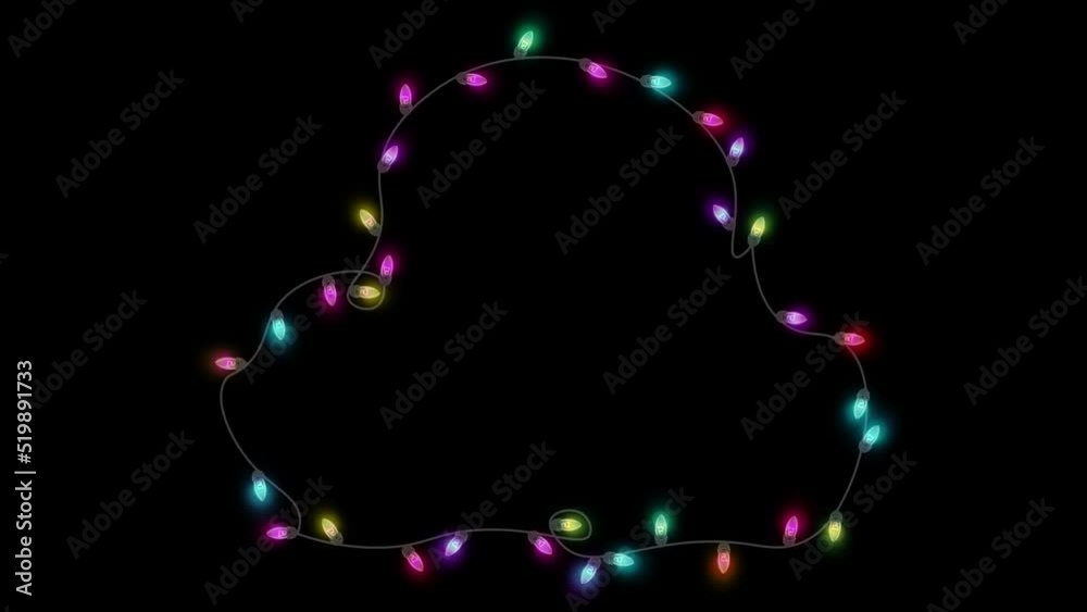 Fairy Light Doodle Shapes. This Fairy Light Doodle Shapes motion ...