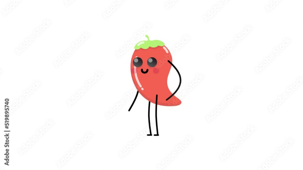 Pepper Character Stock Video | Adobe Stock
