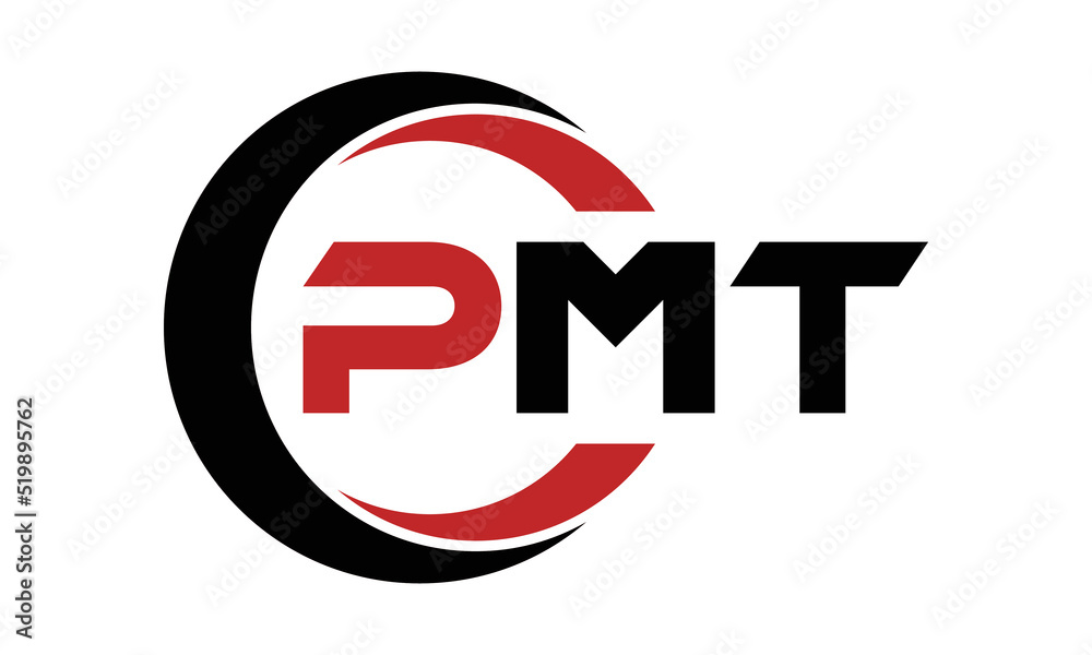 PMT swoosh three letter logo design vector template | monogram logo ... PMT swoosh three letter logo design vector template | monogram logo ...