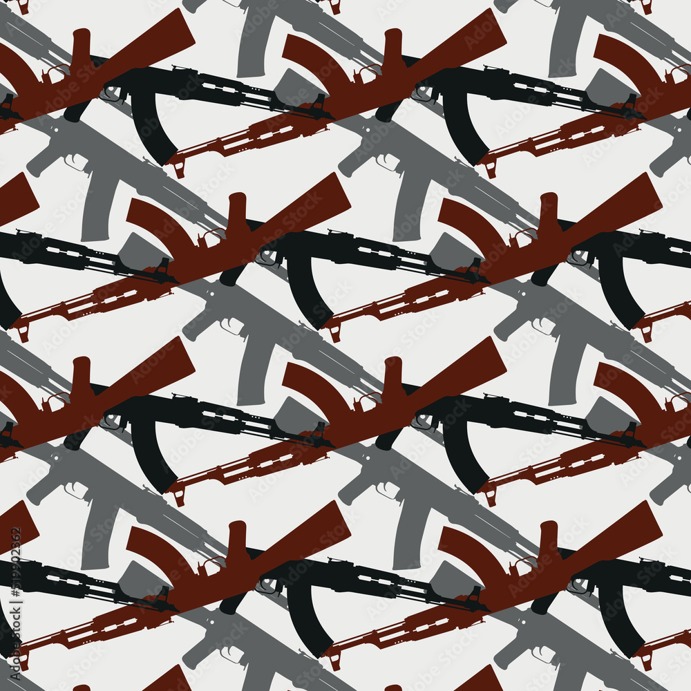 Russian army automatic rifle AK camouflage military pattern tactical ...