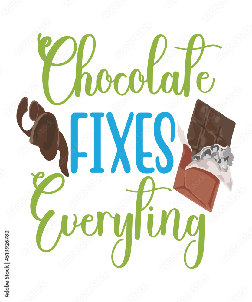 Chocolate SVG and Cut Files, for Crafters, Chocolate Design Bundle ...