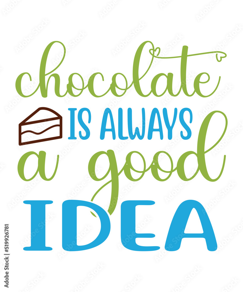 Chocolate SVG and Cut Files, for Crafters, Chocolate Design Bundle ...
