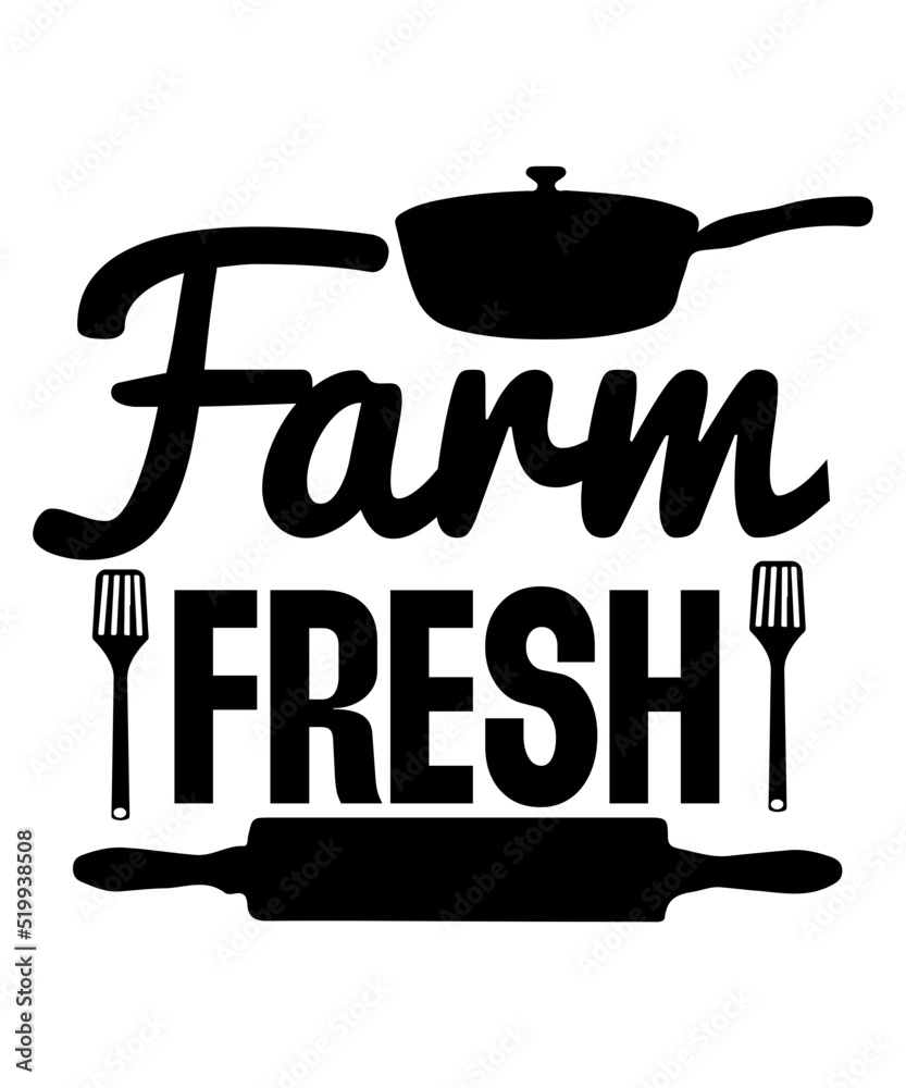 Kitchen SVG Bundle, baking svg, cooking svg, chef svg, pot holder svg ...