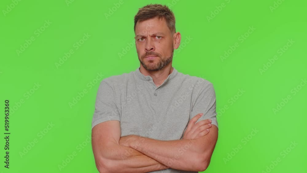 Dissatisfied handsome young man asking reason of failure, expressing ...